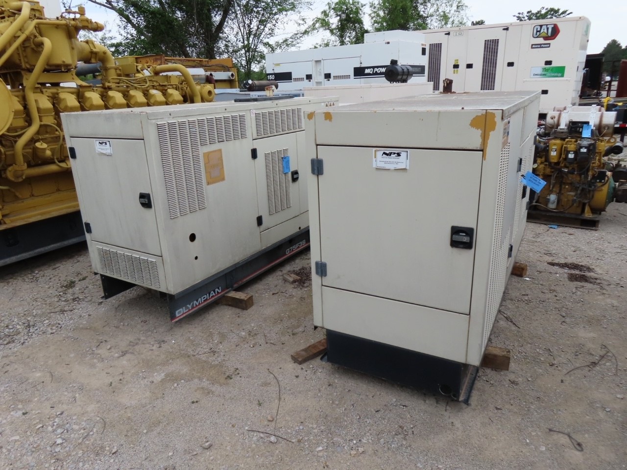 2001 OLYMPIAN G75 70KW NATURAL GAS GENERATOR - USED - 500520 Hours