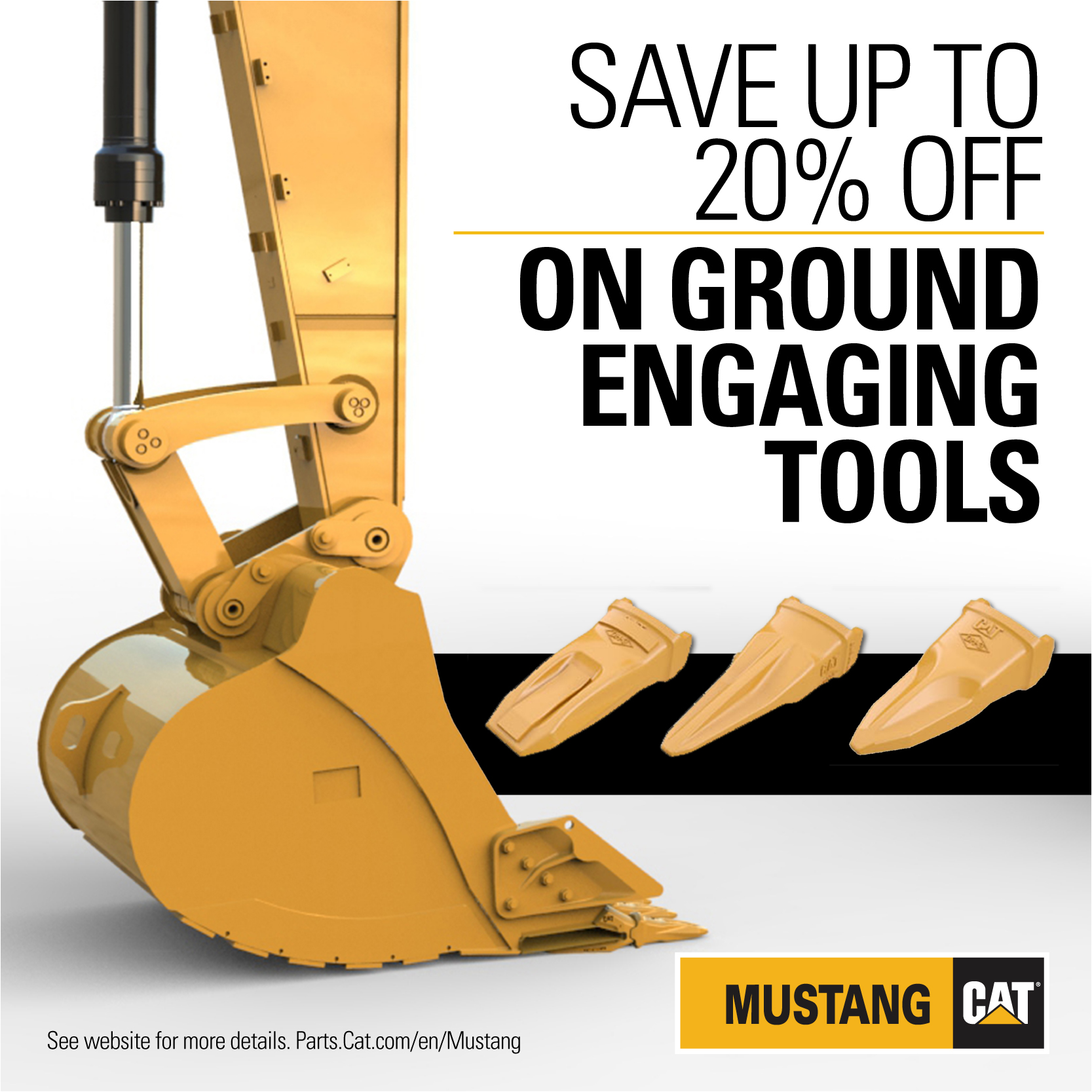 G.E.T- Ground Engaging Tools | Mustang Cat
